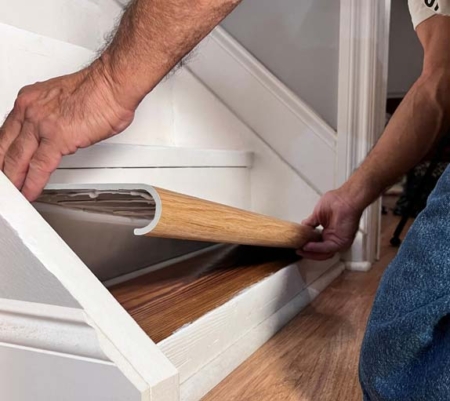 BestTread™ 1-Piece Round Nose Tread Stair Replacement Tread