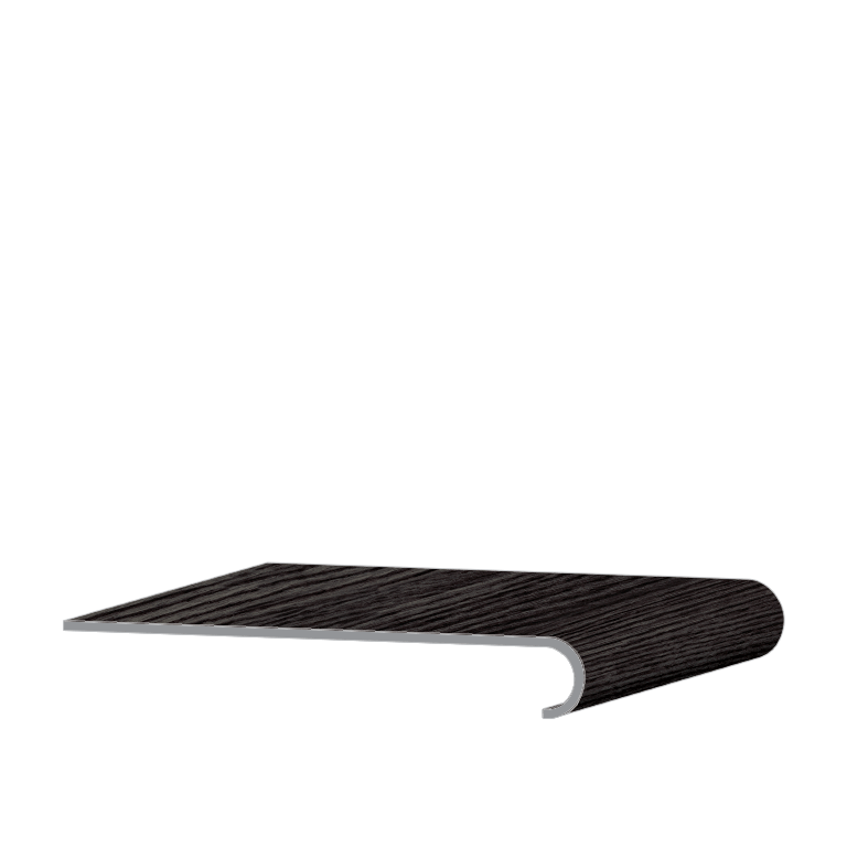 Obsidian Oak Round Nose Stair Tread - BestTread